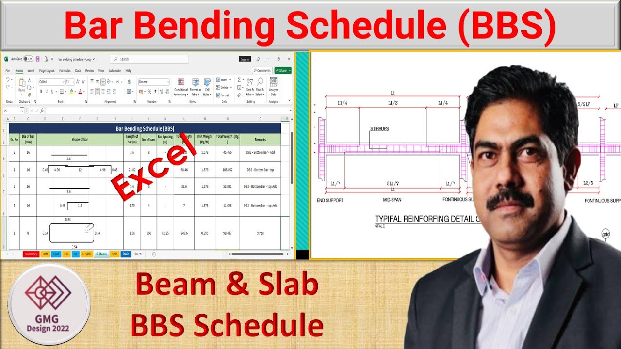 bar bending schedule bbs | bar bending schedule playlist | Bar Bending ...