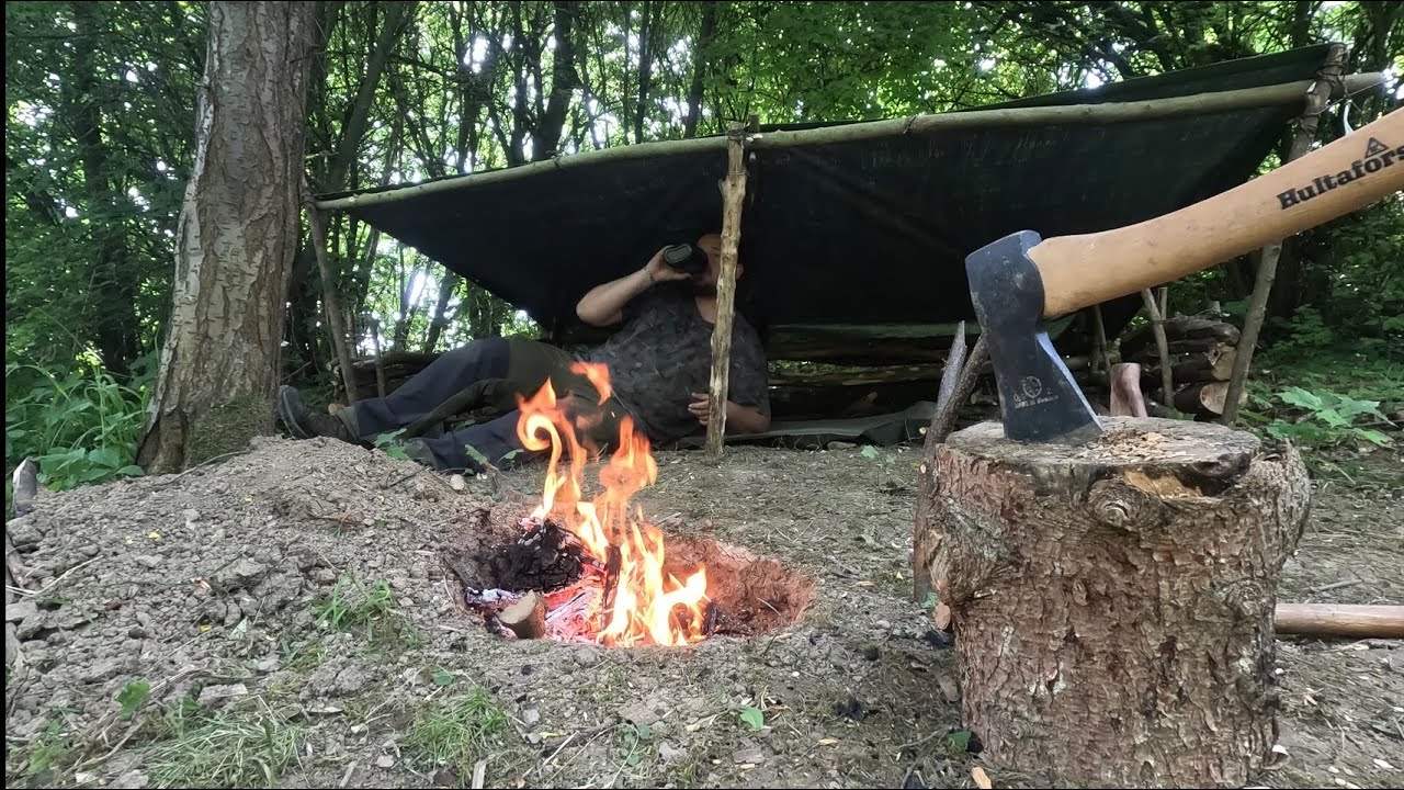 How to Build a Survival Shelter🌲🏕️🔥🌲 Bushcraft Outdoor Survival - YouTube