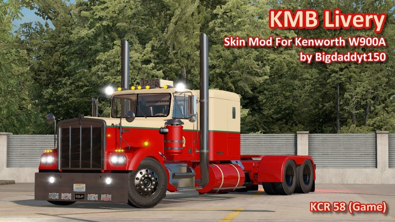 ATS | Mod | KMB Livery For Kenworth W900A by Bigdaddyt150 (V1.0 ...