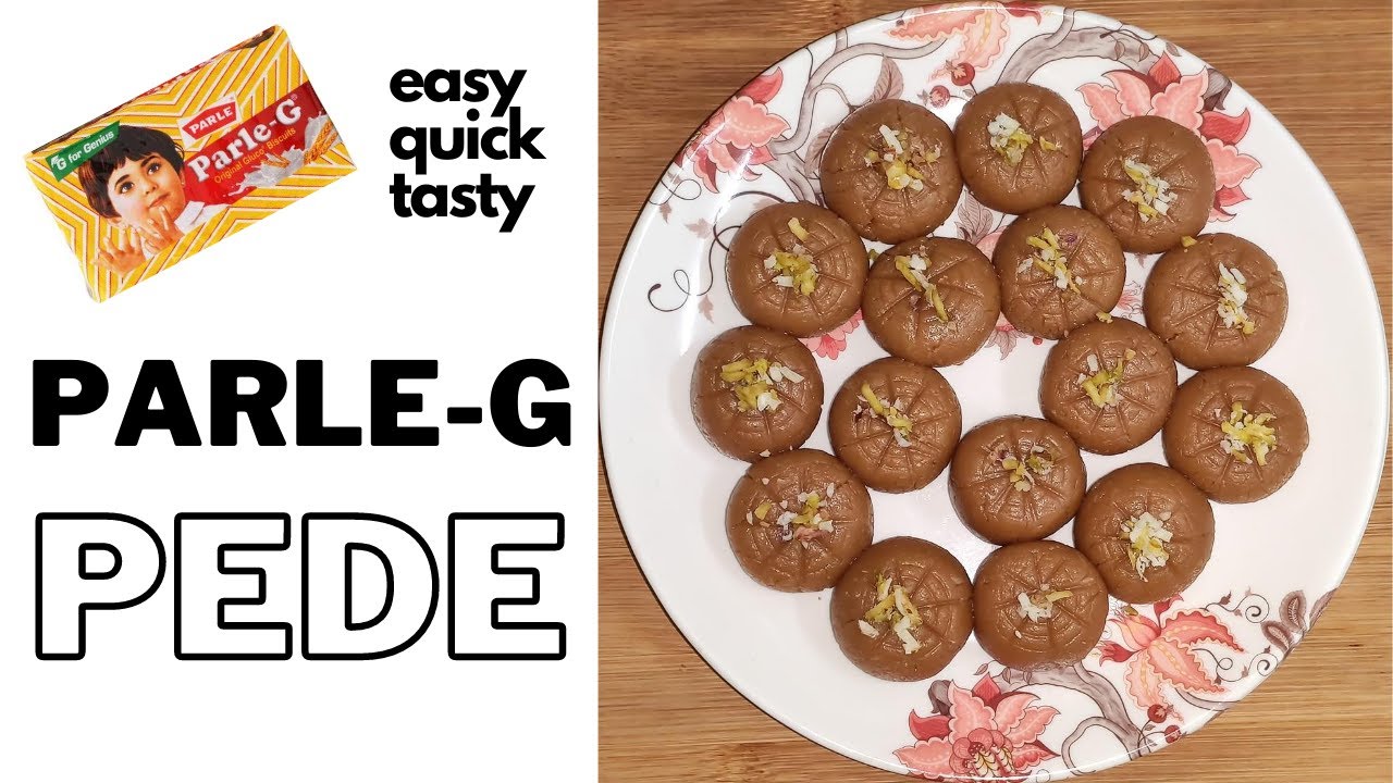 How to make Parle-G biscuit Peda in 10 minutes पार्ले-जी बिस्किट से ...