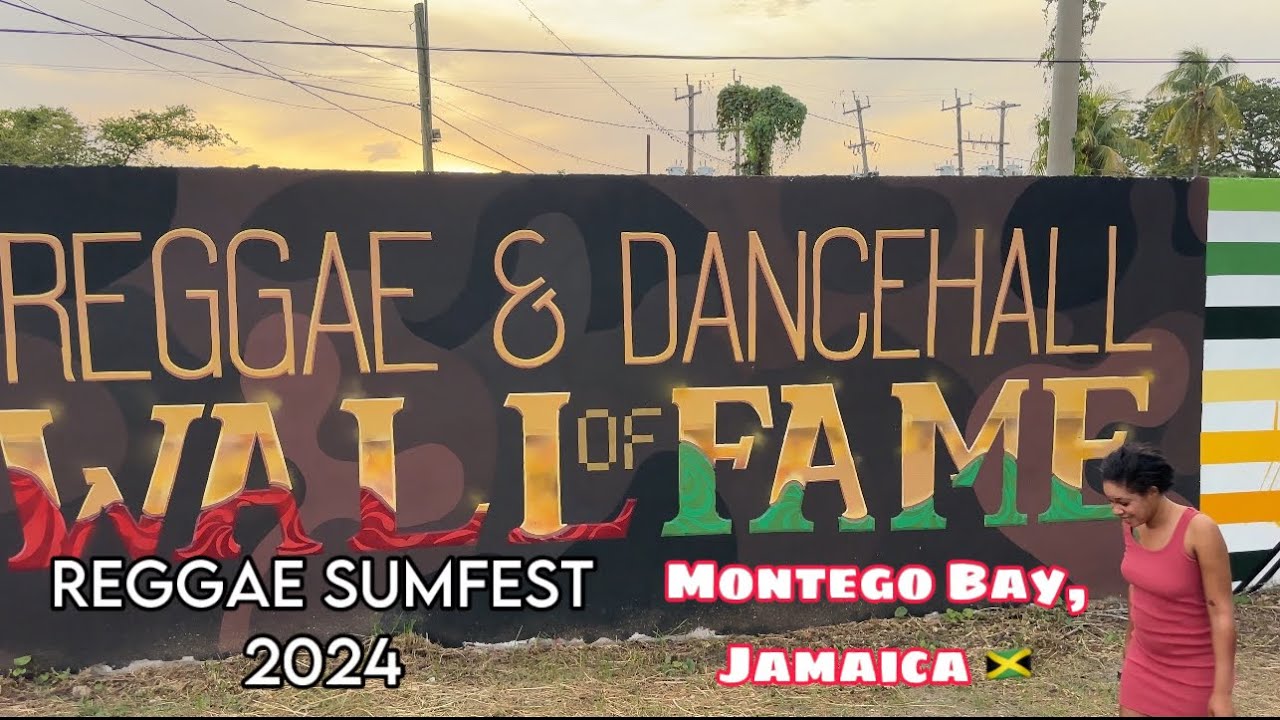 REGGAE SUMFEST 2024 REGGAE & DANCEHALL WALL OF FAME ARTWORK - YouTube