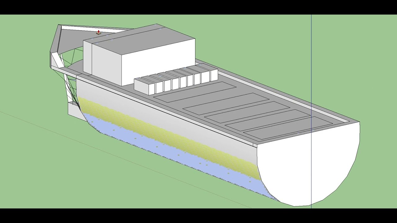 CyBeRhuNt - Cargo Ship part 1 [SketchUp] - YouTube