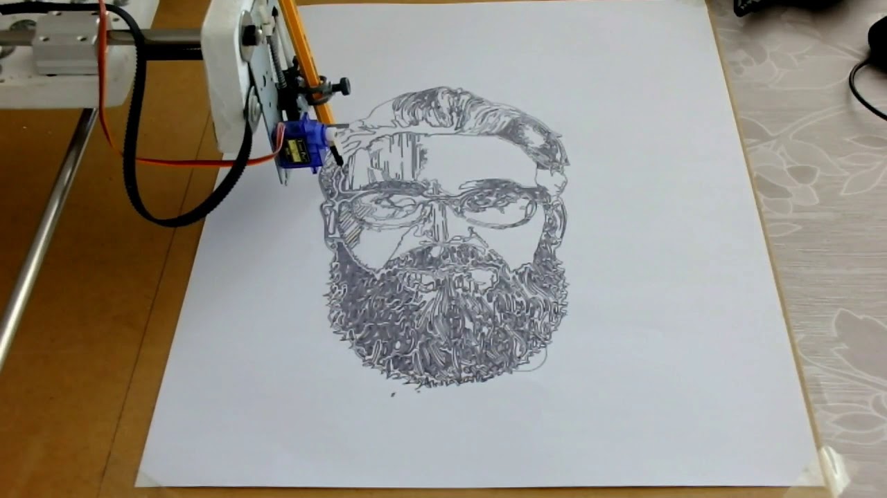 DIY: AxiDraw Wood-Design Working - YouTube