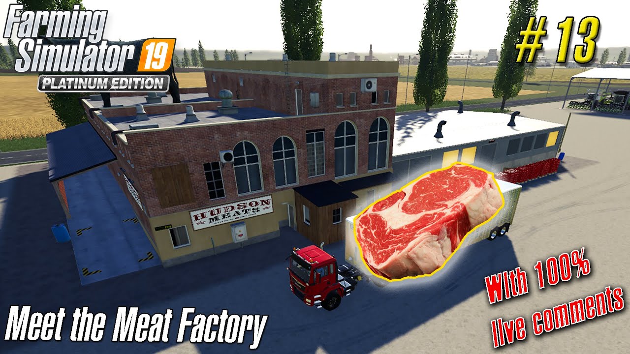 FS 19 Timelapsed Gameplay | Production 8X Map | 13 | Meet the Meat ...