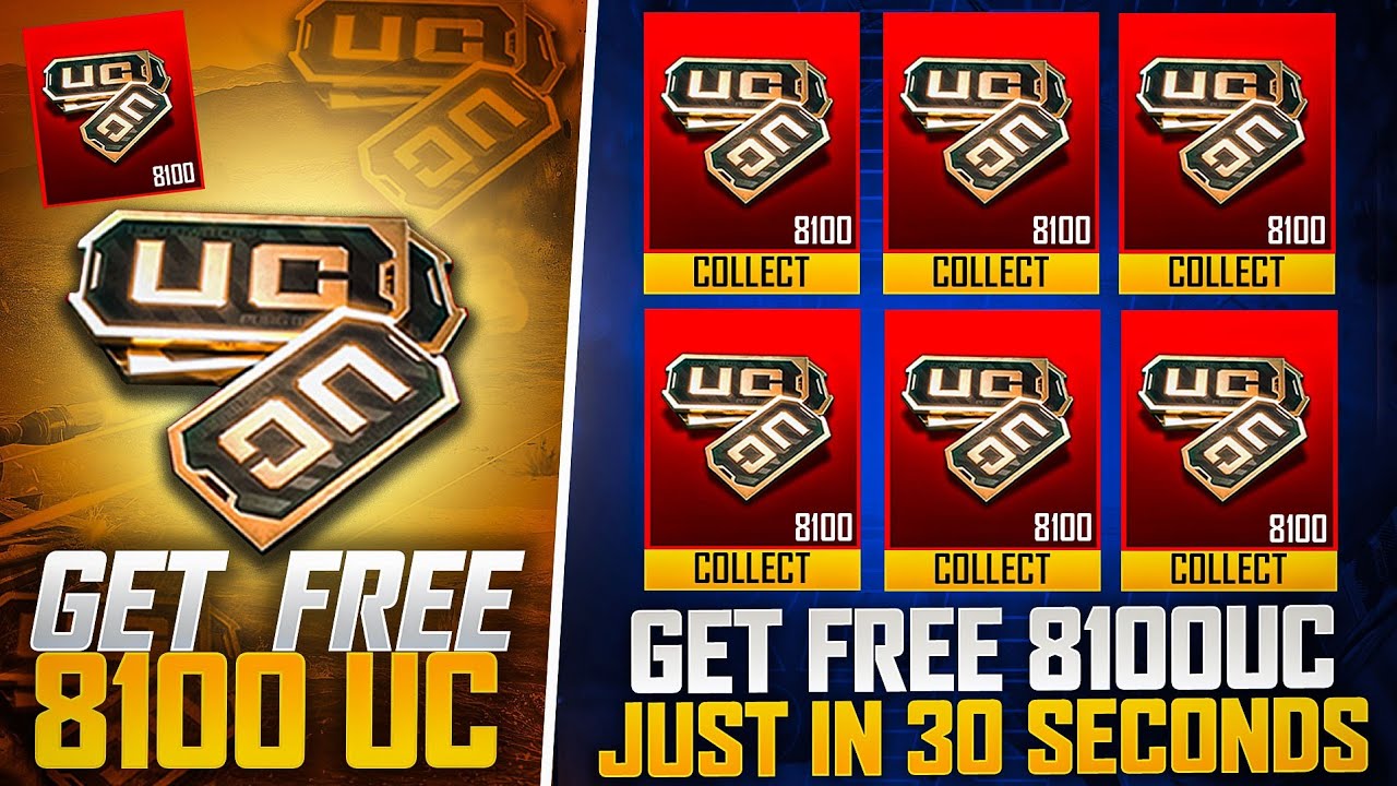 OMG 😱 Get Free 8100Uc Just In 30 Sec | Free Uc Event | Pubg Mobile Is ...