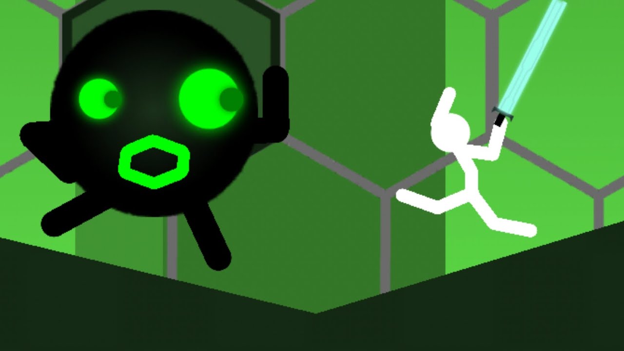 stickman project: rebirth chapter 4 part 3: green boss fight - YouTube