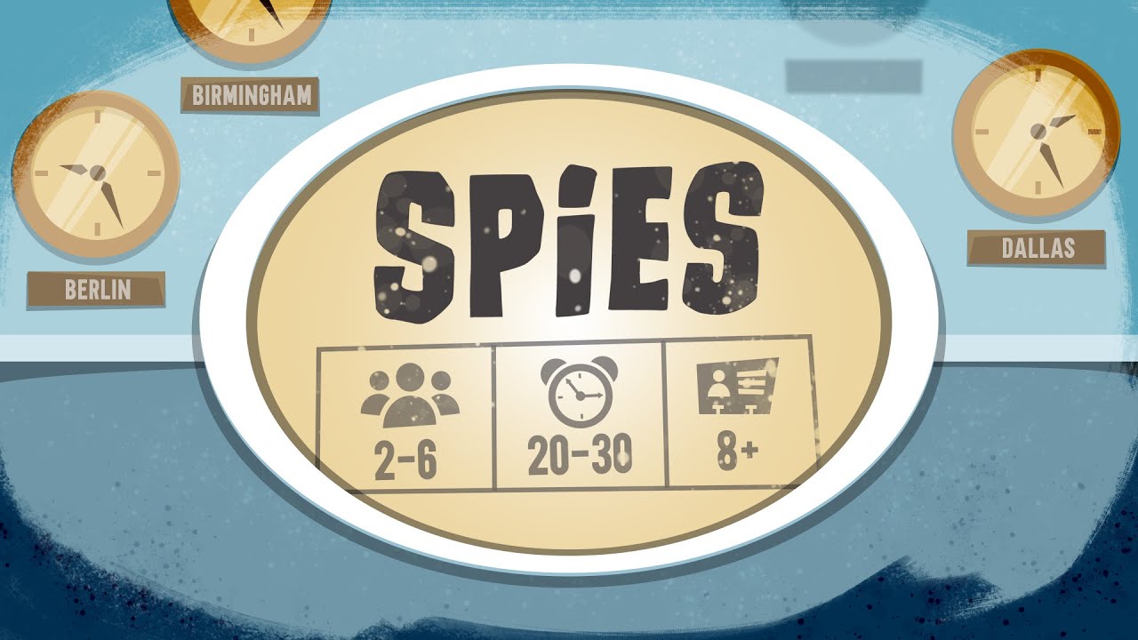 Spies - hidden movement and deduction in a print-and-play game - YouTube