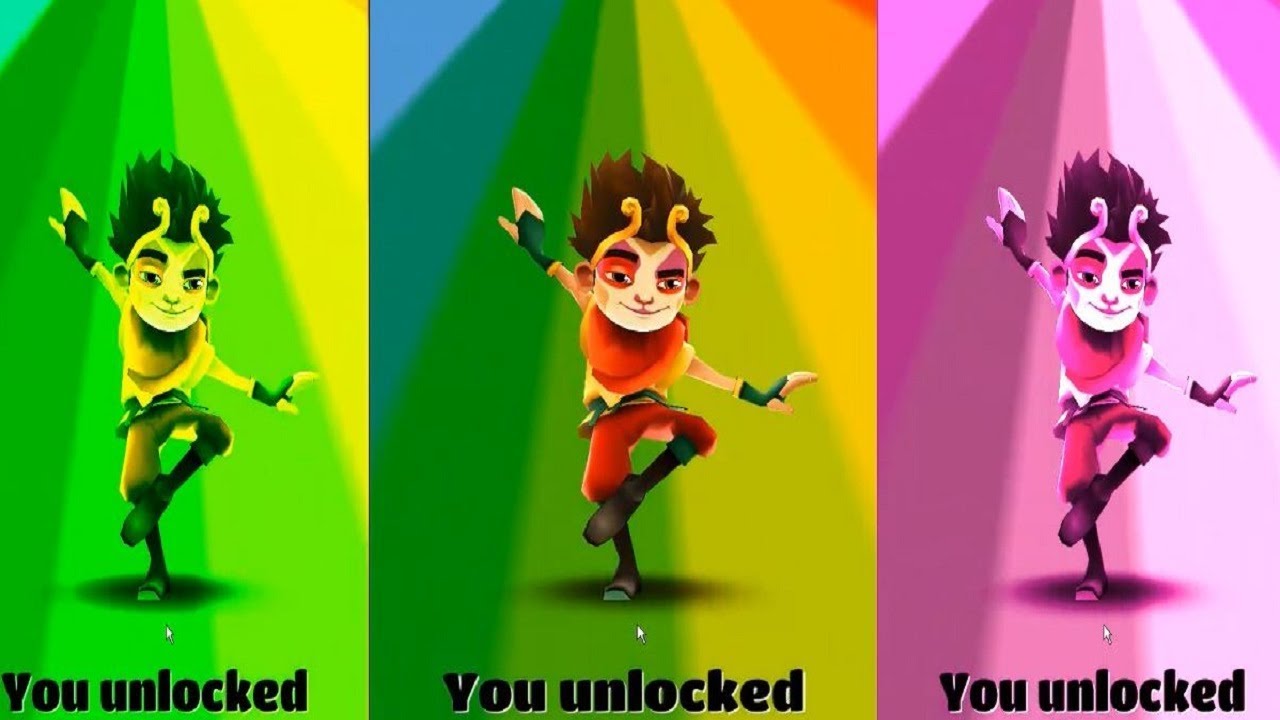 Subway Surfers Colors Reaction Ultimate Compilation Video for Kids 2017 ...