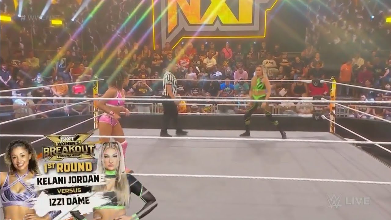 Kelani Jordan Vs Izzi Dame - NXT Women’s Breakout Tournament Match ...