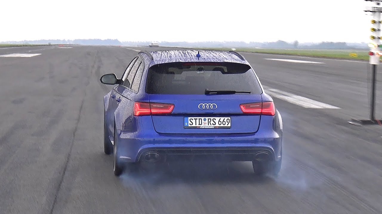 730 HP Audi RS6 Performance 4.0 TFSI V8 Quattro PP-Performance 1/2 Mile ...