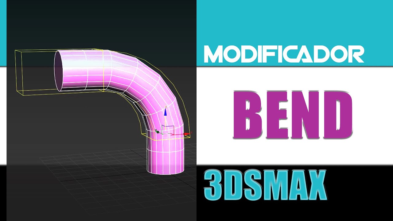 Como utilizar o Modificador Bend no 3DSMax - YouTube