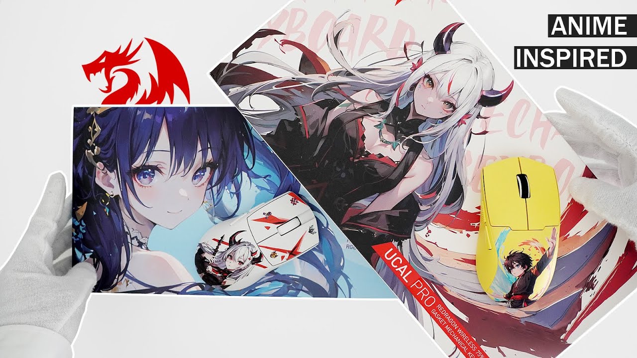 Unboxing Anime Inspired Pro Gaming Keyboards & Mice by Redragon - YouTube