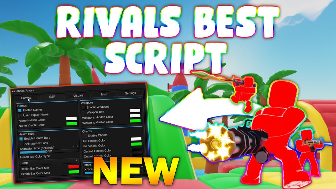 *NEW* RIVALS Script (PASTEBIN 2024)(ESP , AIM ASSIST, AIMBOT, KILLAURA ...
