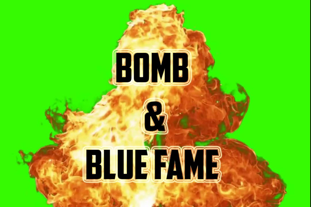 Green Screen bomb blast effect | after effects green screen blue flame ...