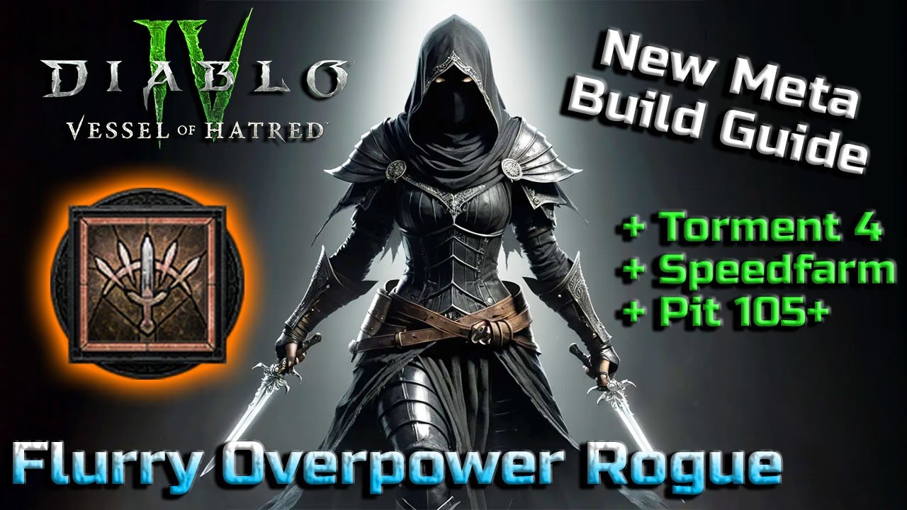 NEW META Best Flurry Overpower Rogue Build Guide - Season 6 Endgame in ...
