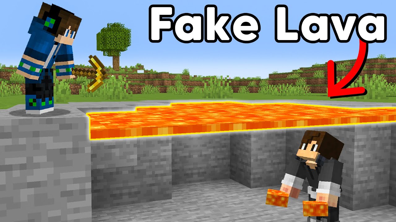 Using FAKE Lava to FOOL My Friends - YouTube