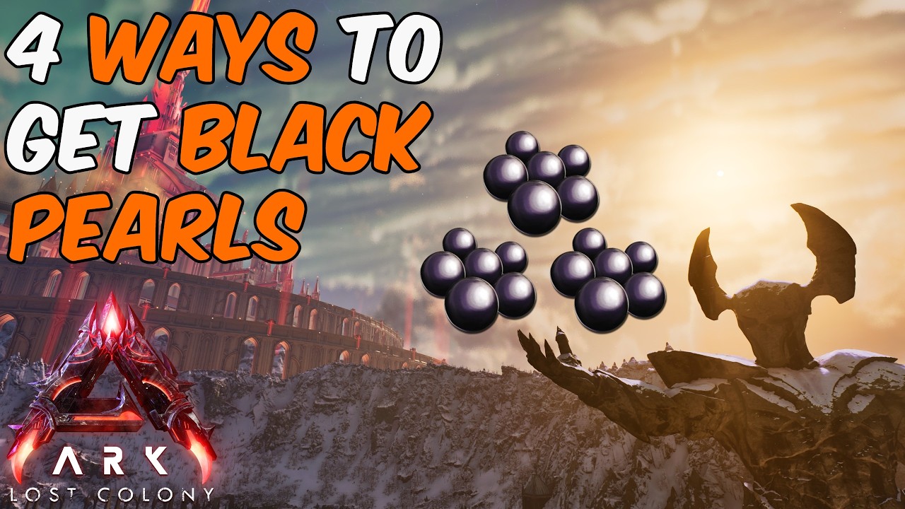 4 Ways To Get BLACK PEARLS on Lost Colony in ARK Survival Ascended ...