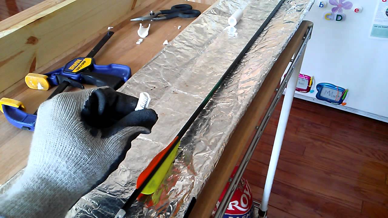 Making an Arrow Nock from PVC - YouTube