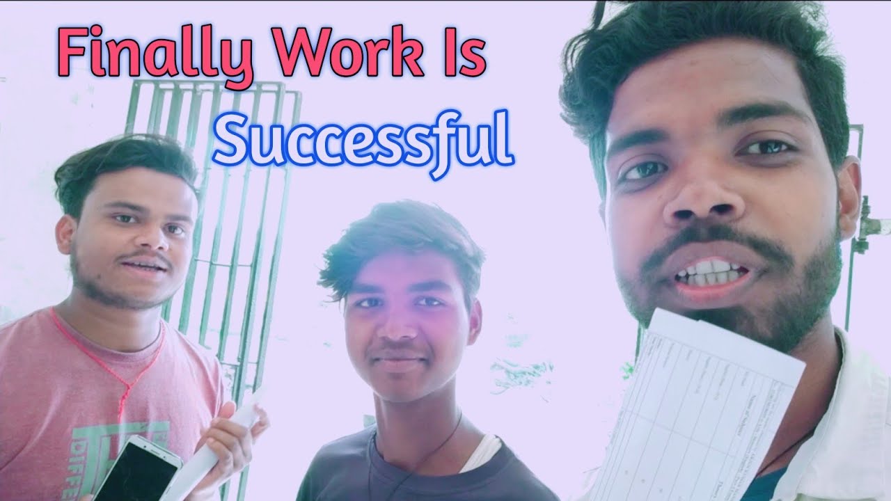 Finally Work Is Successful In College - YouTube