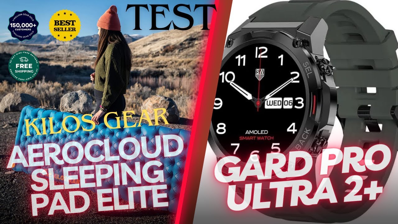 Je teste le matelas “Kilos Gear Aerocloud Sleeping Pad Élite” & la ...