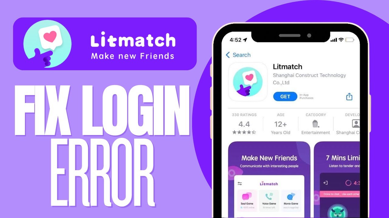 How to Solve Litmatch Login Error on iPhone - YouTube
