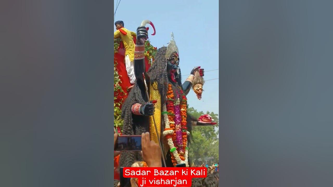 Sadar Bazar Kali Ji Visharjan Mahakali Jhansi Mata Rani Visharjan