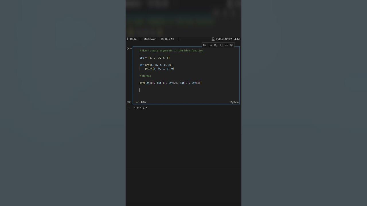 Python Pass Argument To The Function Shorts Shots Python Pythonprogramming