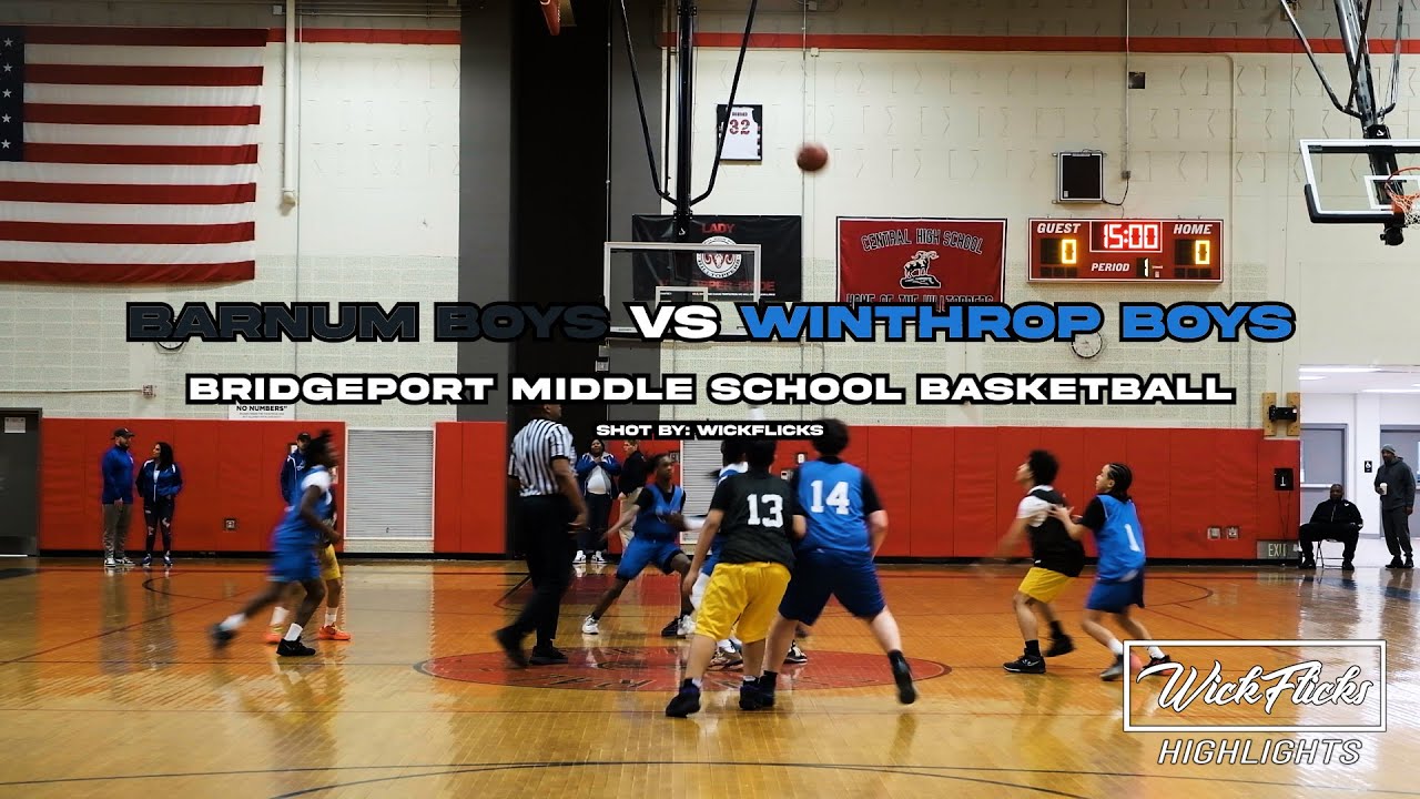 Barnum vs Winthrop - Boys Bridgeport Middle School Basketball ...