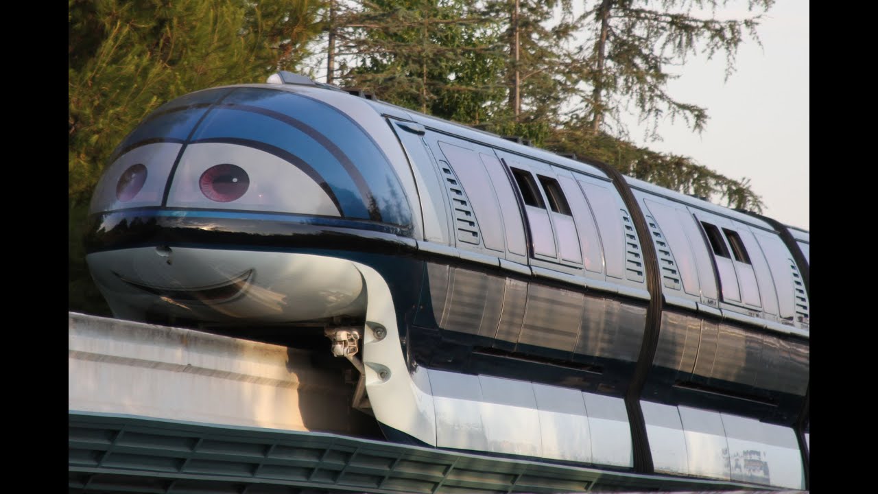 Disneyland: Mandy Monorail (Tomorrowland to Downtown Disney) - YouTube