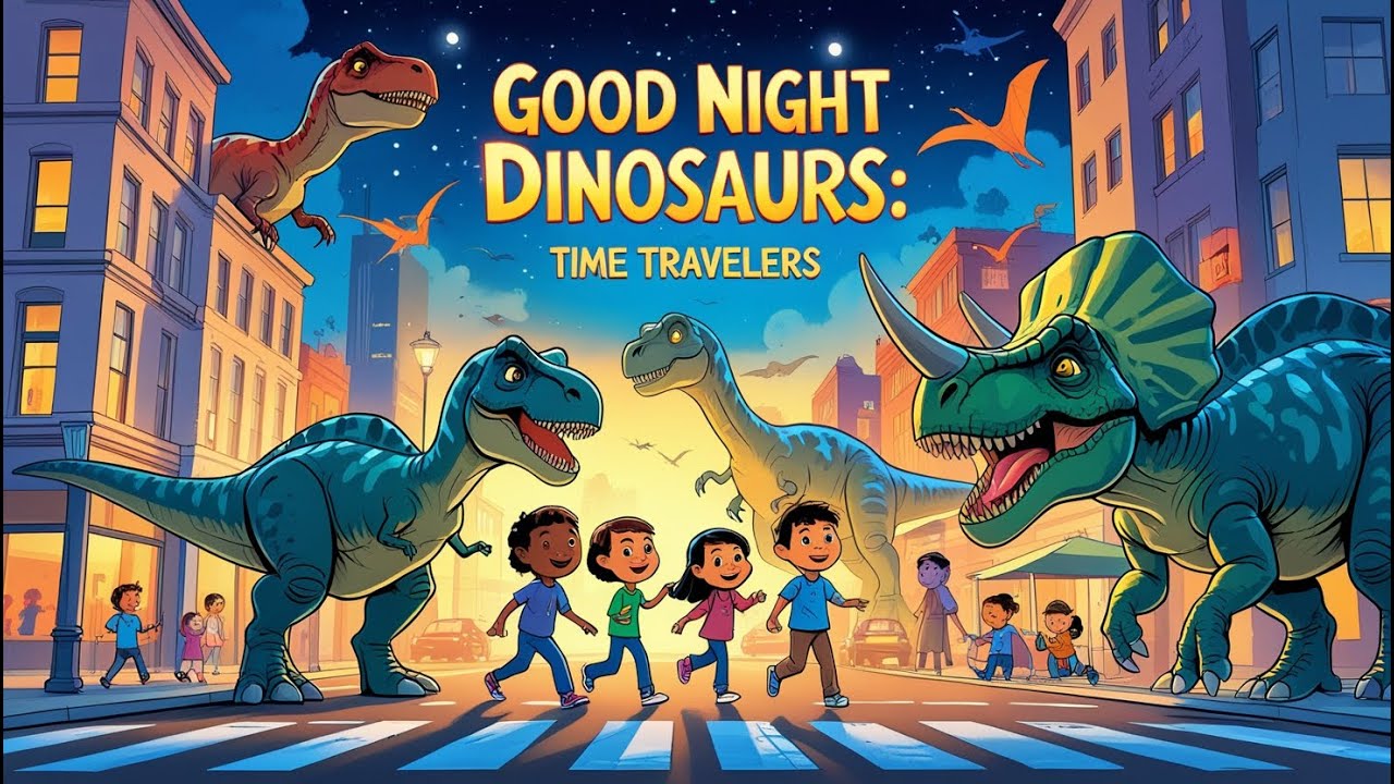 Good Night Dinosaurs: Time Travelers🕰️🦖A Magical Bedtime Adventure of ...