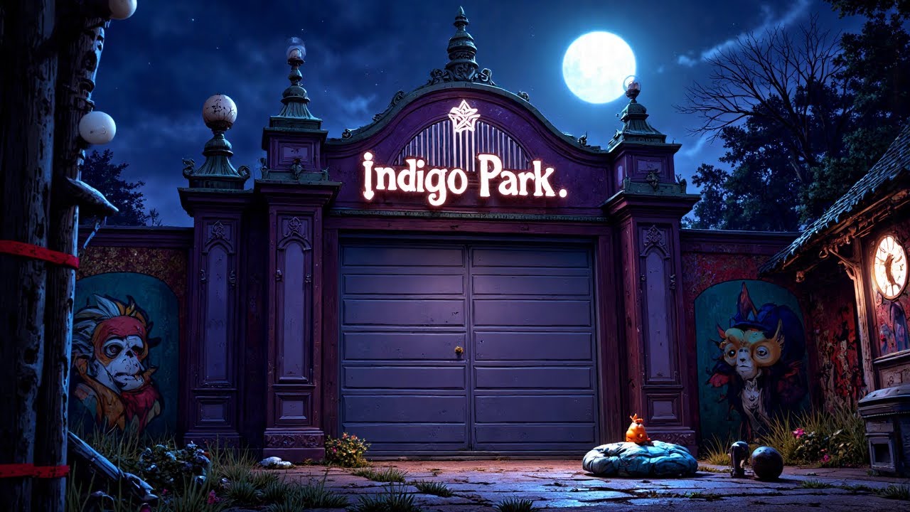 I Visited a Haunted Theme Park | Indigo Park - YouTube