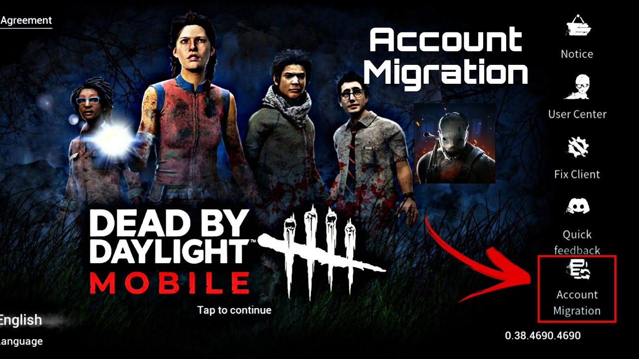 Migrate your old dbdm account data to new version easily 👍ll Dead By Daylight Mobile - YouTube