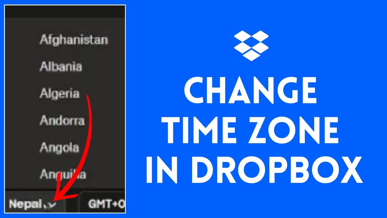 How to Change Time Zone in Dropbox 2024 | Reconfigure Dropbox Time Zone ...
