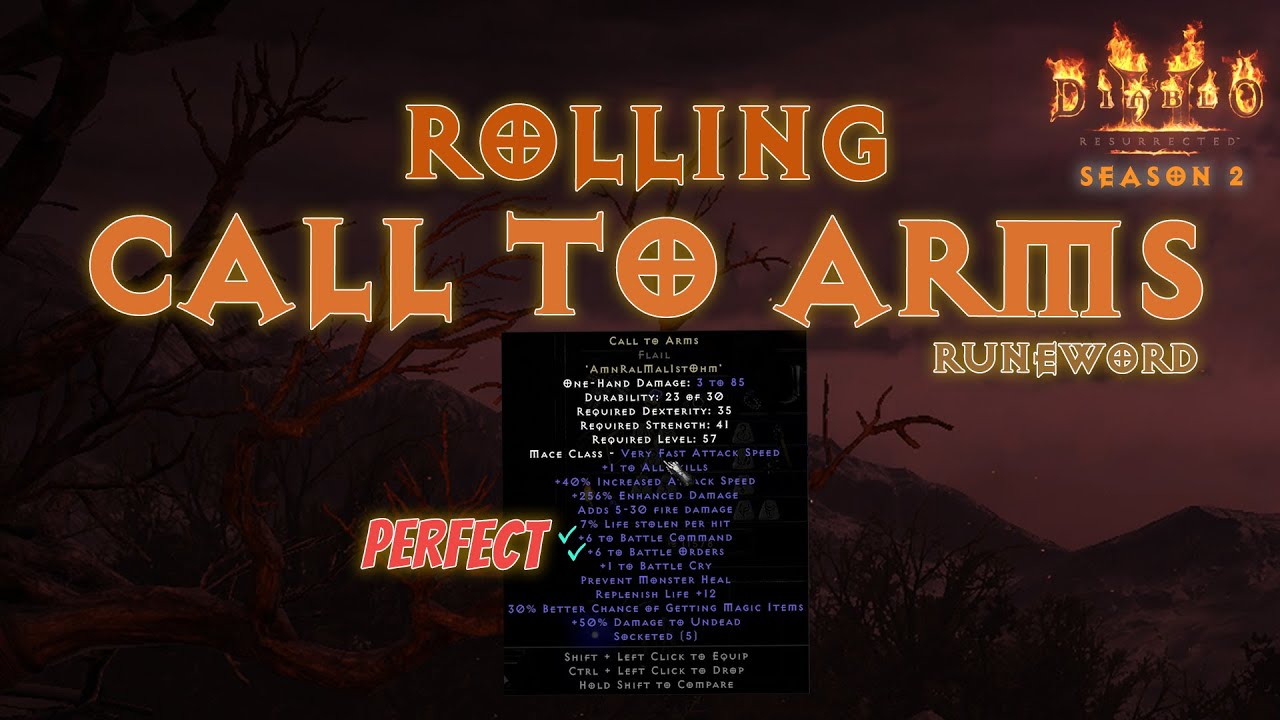 D2R Rolling Call to Arms / CTA / Patch 2.5 - YouTube