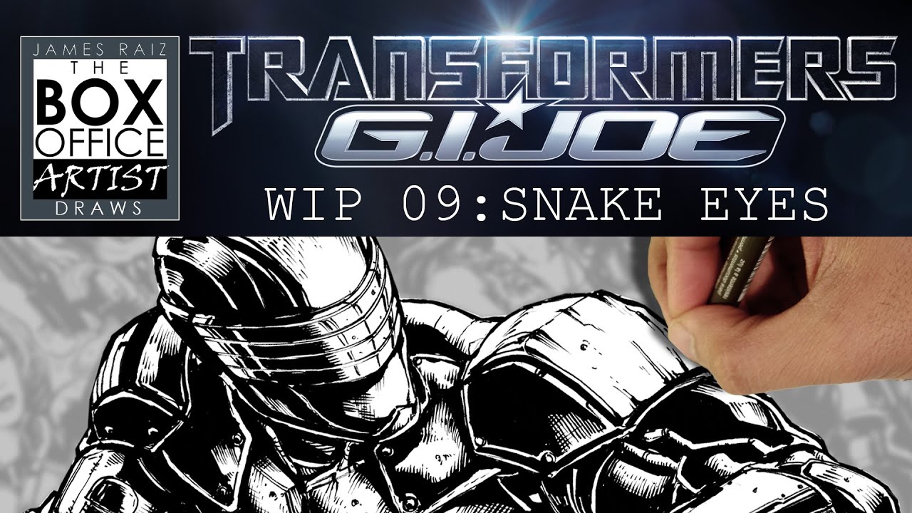 TRANSFORMERS/GIJOE WIP PART 09: SNAKE EYES - YouTube