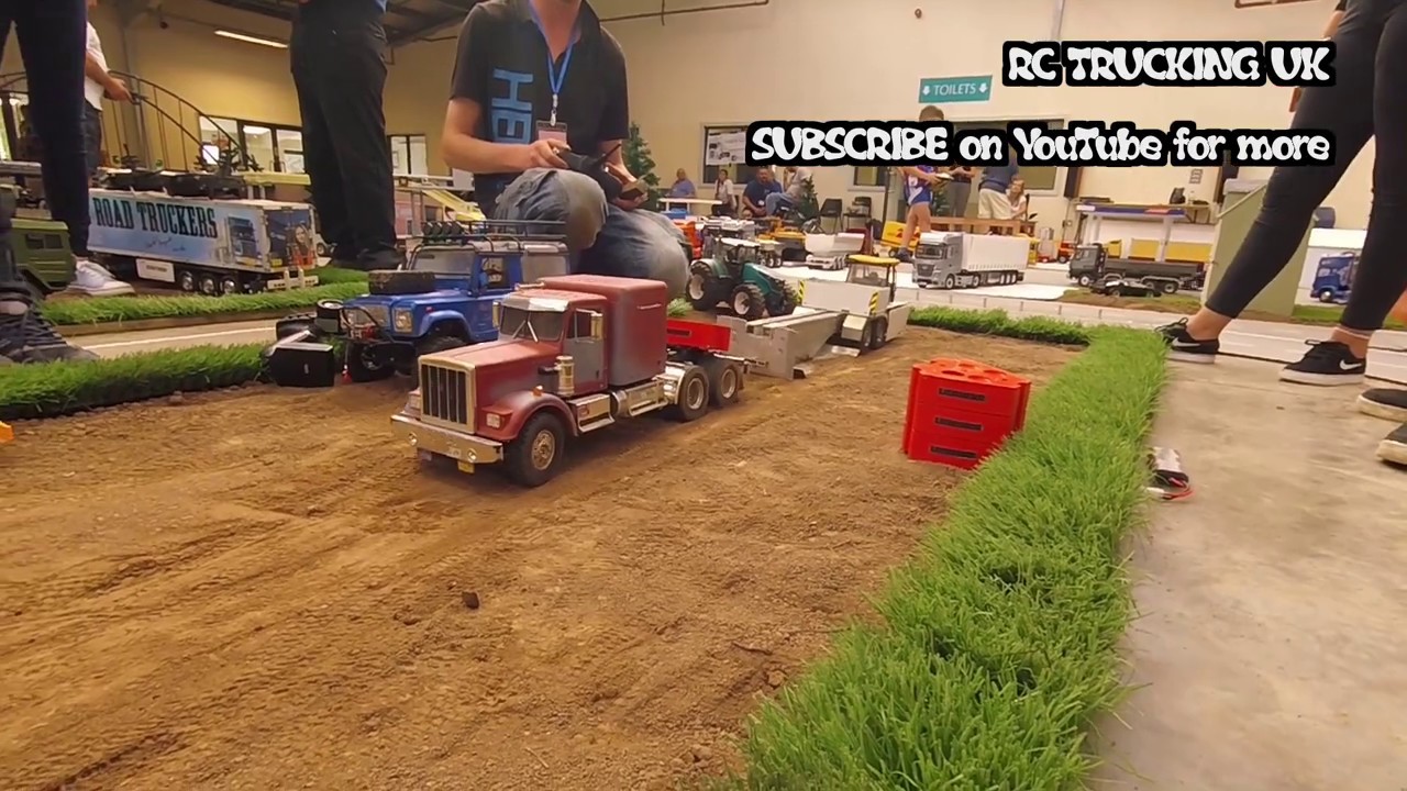 RC TRACTOR TRUCK PULL | TRACTOR PULLING ACTION Tamiya King Hauler - YouTube