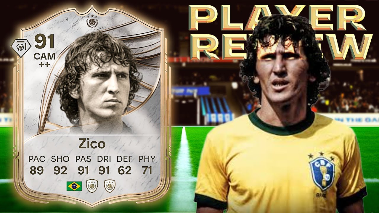 91 BASE ICON ZICO PLAYER REVIEW FC 26 - YouTube