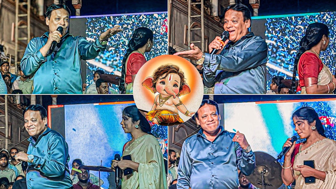 Clement Anna New Ganesh song 2025 | Live performance at Ganesh Aagman # ...