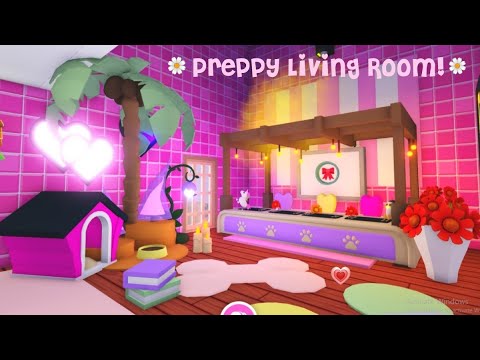 Preppy Living Room! 🌼💗 Budget Friendly! 🌴 Cloudy Rainbows 🍭🌼 - YouTube