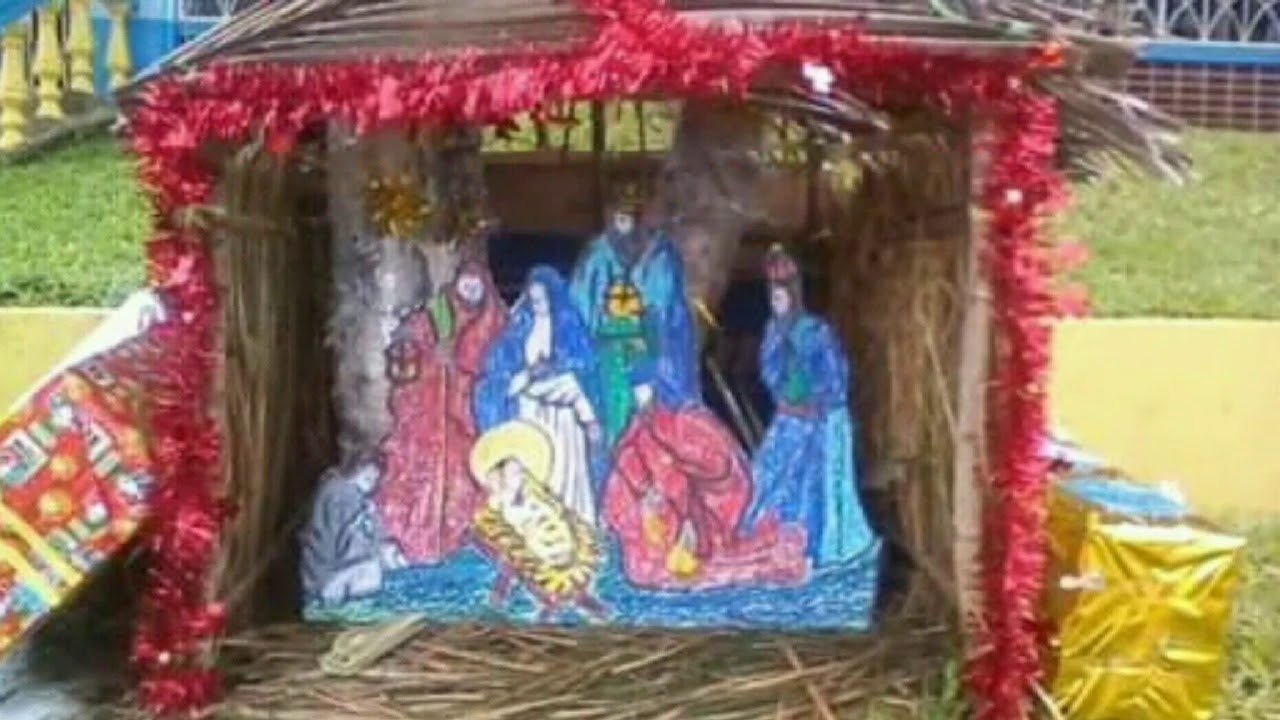 CHRISTMAS TREE WITH BELEN DISPLAY ON 2016 - YouTube