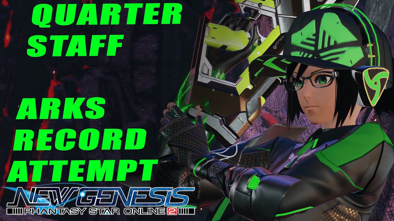 PSO2:NGS Slayer vs QuarterStaff Cocoon Arks Record Attempt - YouTube