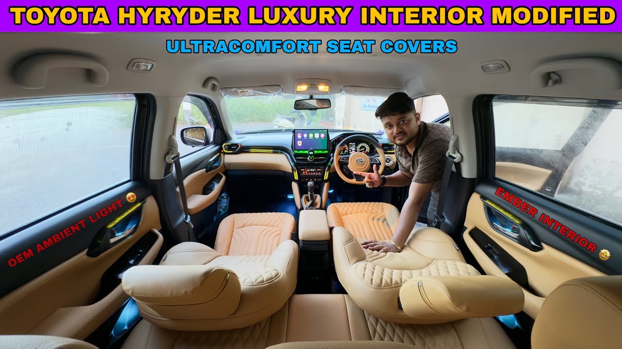 TOYOTA HYRYDER Ultimate Modification w Ember Interior w Oem Ambient ...