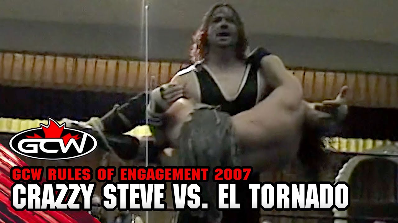 FULL MATCH: Crazzy Steve vs. El Tornado | GCW Rules of Engagement 09/21 ...