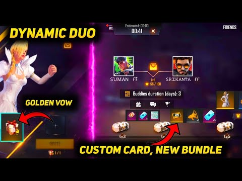 New Dynamic Duo System | Free fire dynamic duo | how to get Golden vow ...