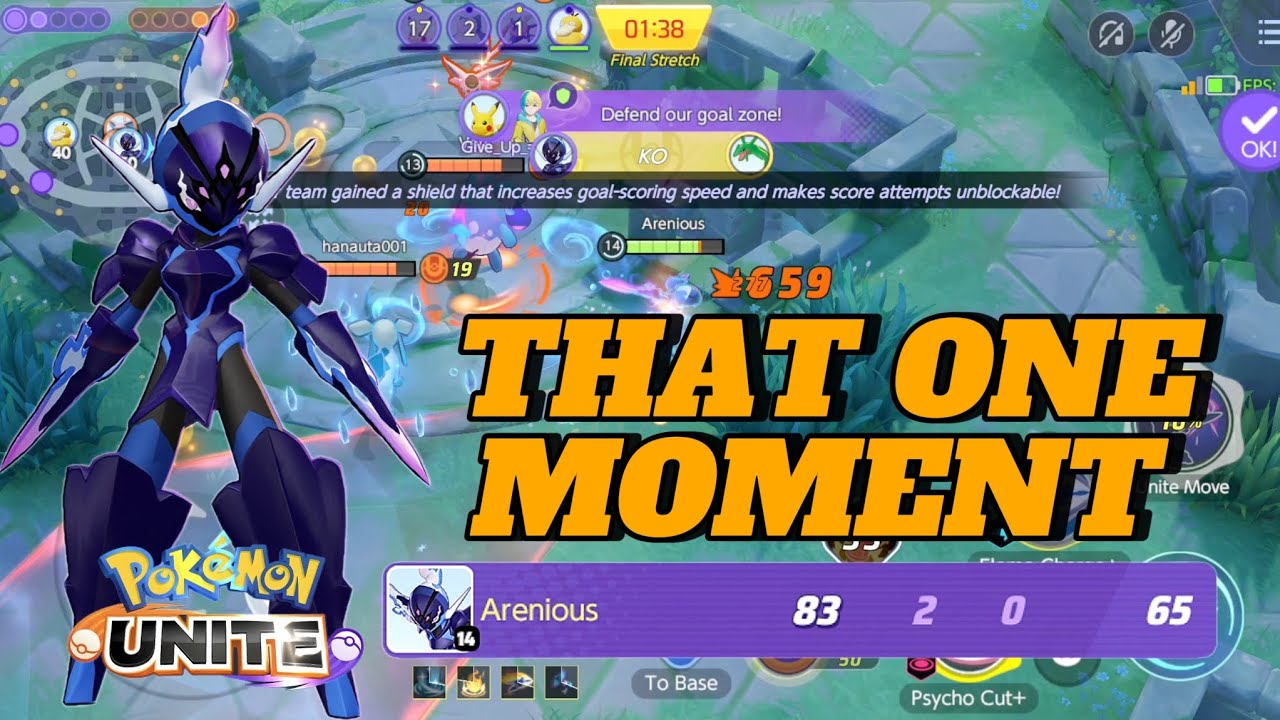 That One Moment || Pokemon Unite Gameplay || #pokemon #pokemonunite # ...