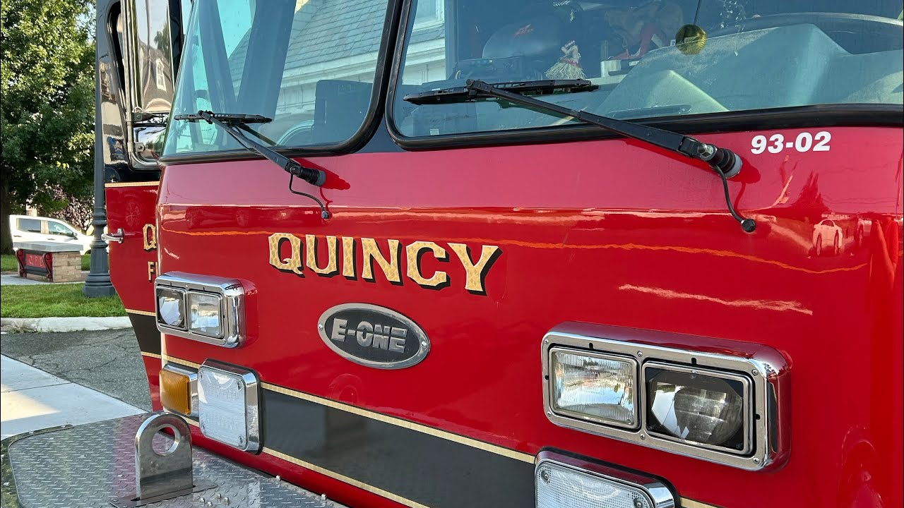 Quincy ma fire department L1 and R1 tour - YouTube