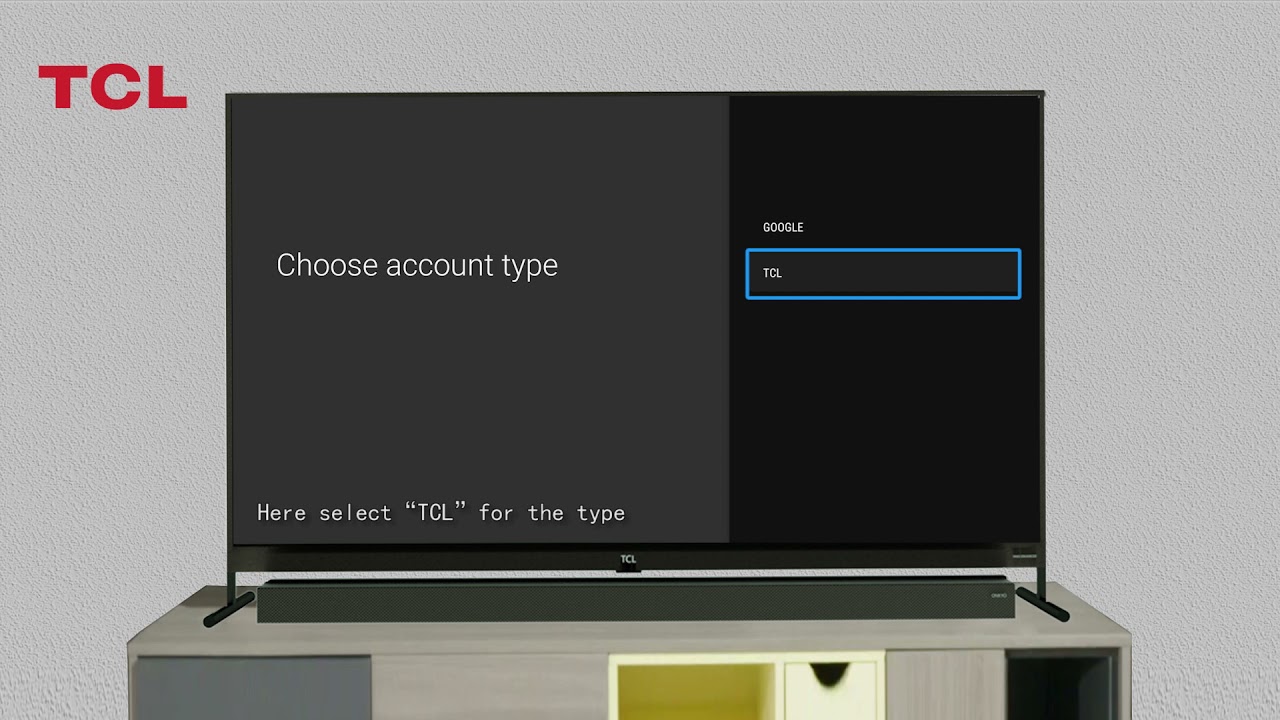 How to sing in TCL account on TCL Android TV - YouTube