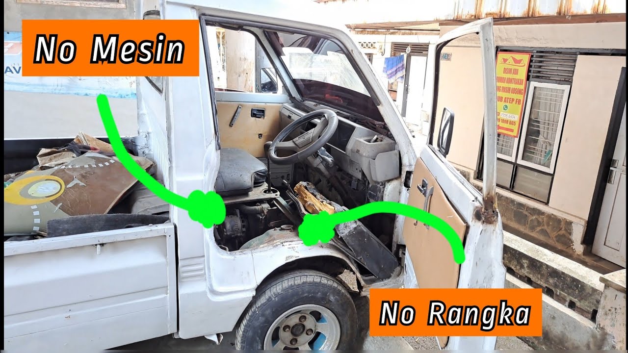 Letak Posisi Nomor Mesin & Rangka Suzuki Carry St-100 1984-1986 / Carry ...