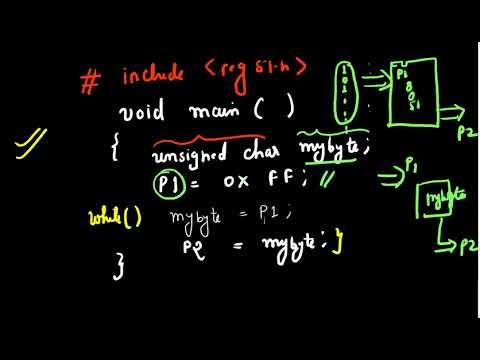 Input output programming in 8051 C - YouTube