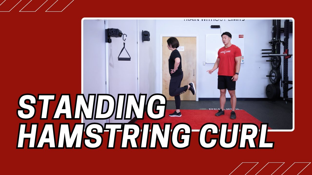 Standing Hamstring Curl | Cable Machine Exercise - YouTube